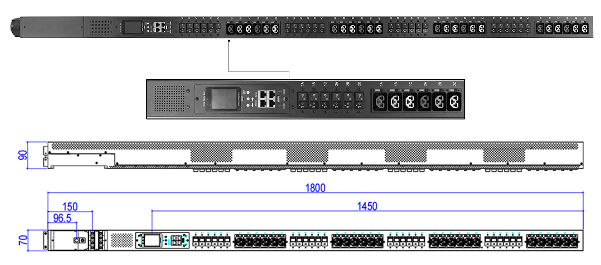 24-Port C39 125A Smart PDU – Reliable Power Distribution for Data ...