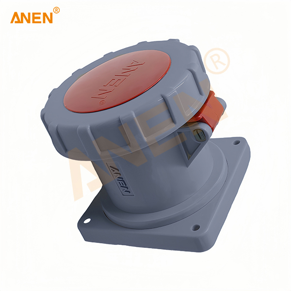 125A CEE Panel Mount Socket (Red) - IP67, IEC 60309 - NBC Electronic ...